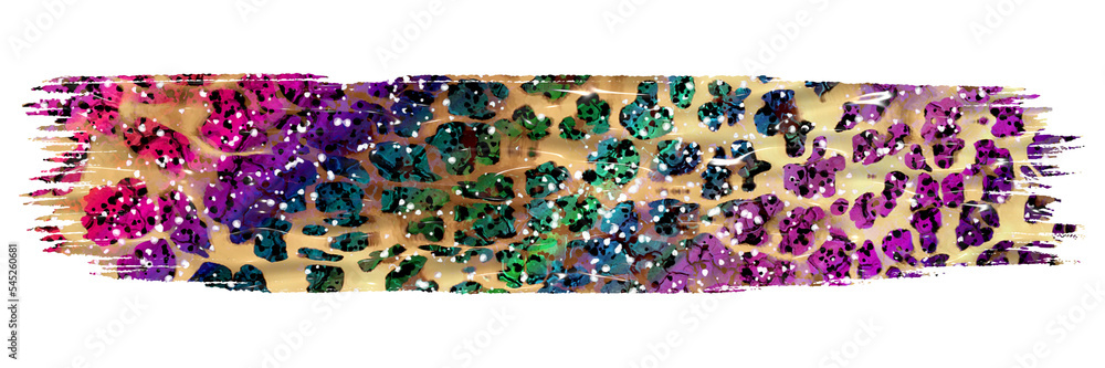 Abstract brush stoke png,Leopard brush stroke,Transparent png brush ...
