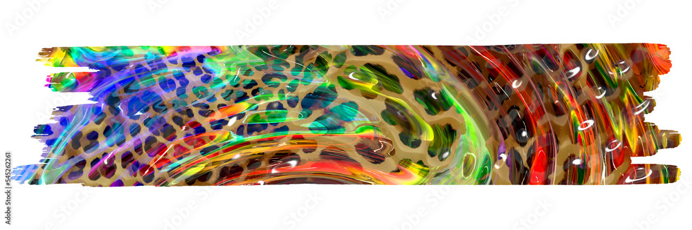 Abstract brush stoke png,Leopard brush stroke,Transparent png brush ...
