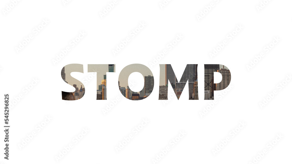 Dynamic Media Stomp Typography Stock Template | Adobe Stock