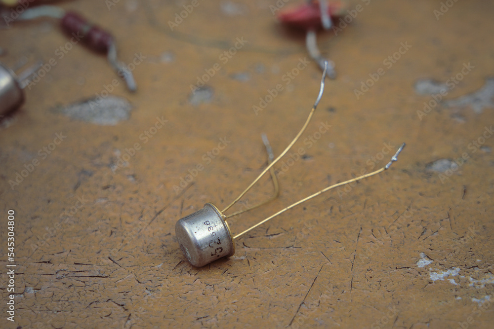 Old transistor from '80s Stock Photo | Adobe Stock