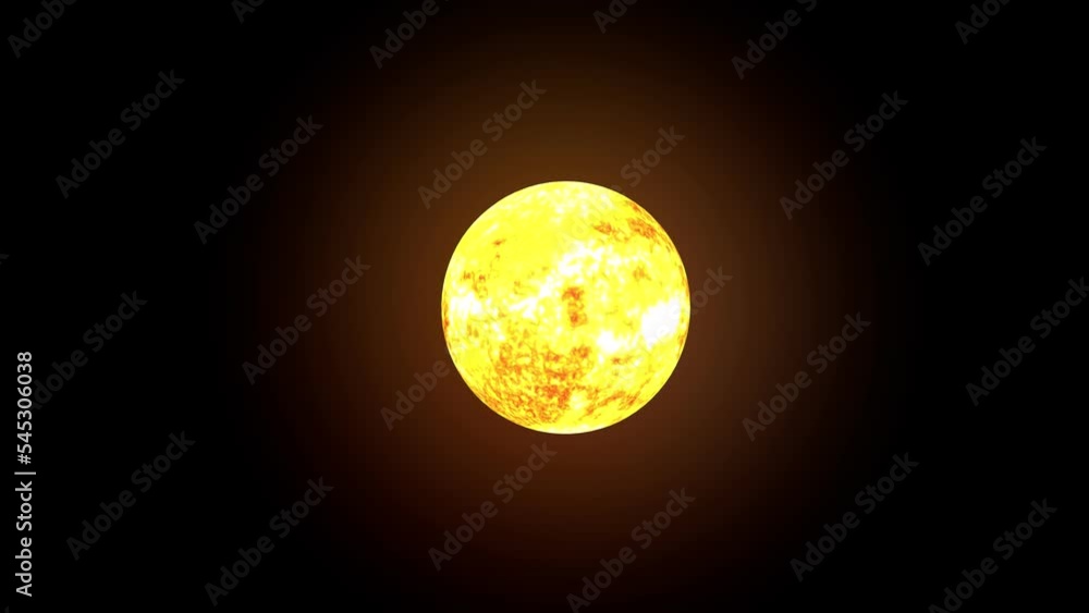The Sun Rotates Around Its Axis And Increases The Temperature 3d