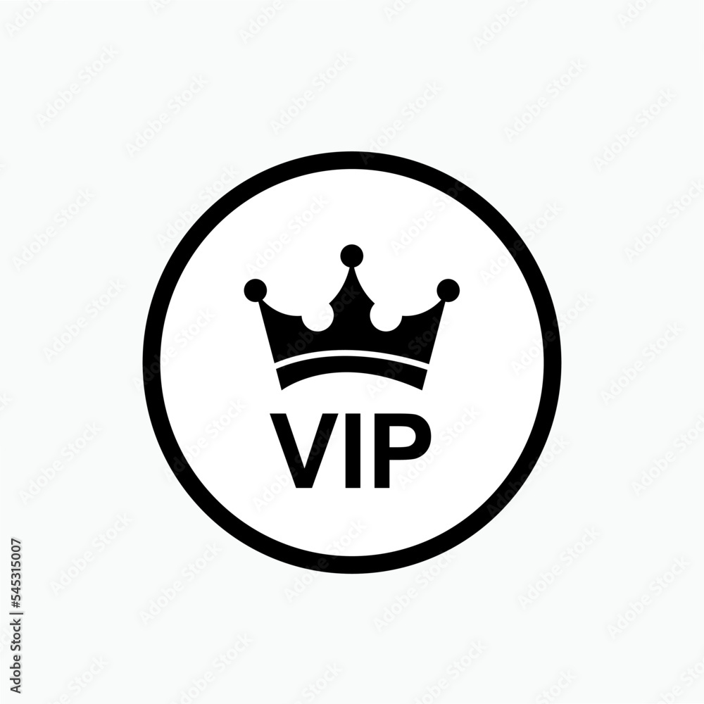 VIP Icon. Very Important Person or Priority Illustration As A Simple ...