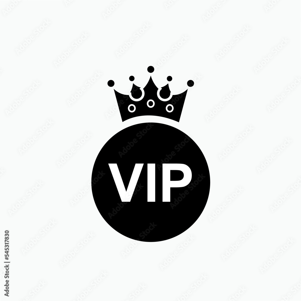 VIP Icon. Very Important Person or Priority Illustration As A Simple ...