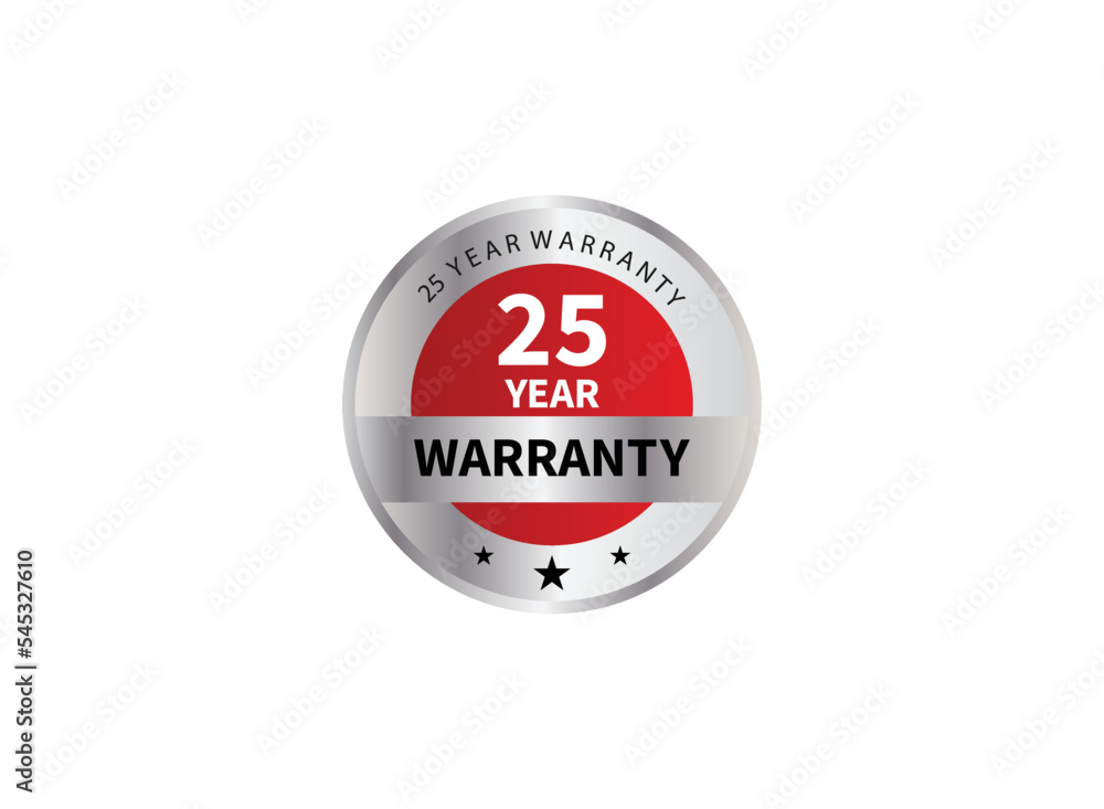 25 Years Of Service Vector