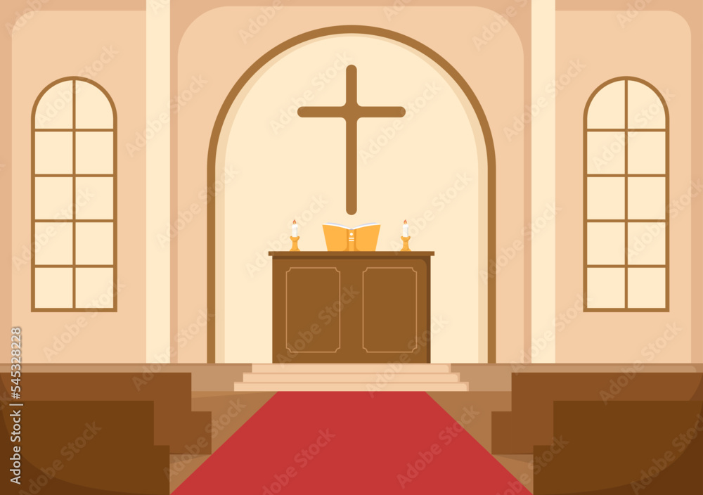 Cathedral Catholic Church Building with Architecture, Medieval and ...