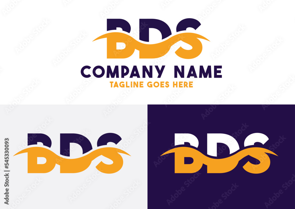 Letter BDS logo design vector template, BDS logo Stock Vector | Adobe Stock