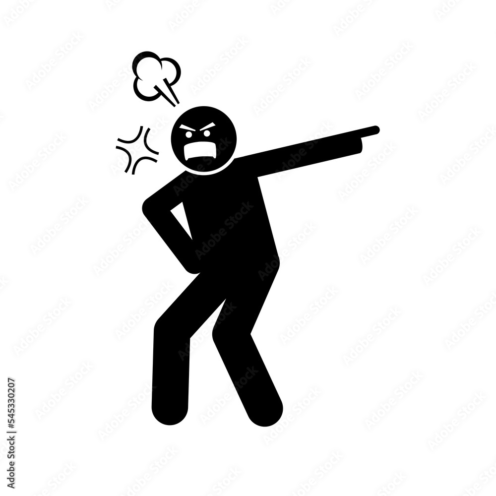 Angry Theme Png Format With Transparent Background Stock Illustration ...