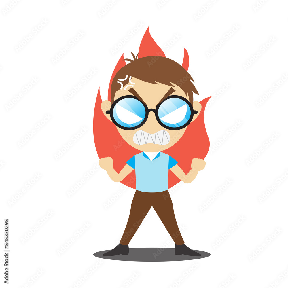 Angry Theme Png Format With Transparent Background Stock Illustration ...