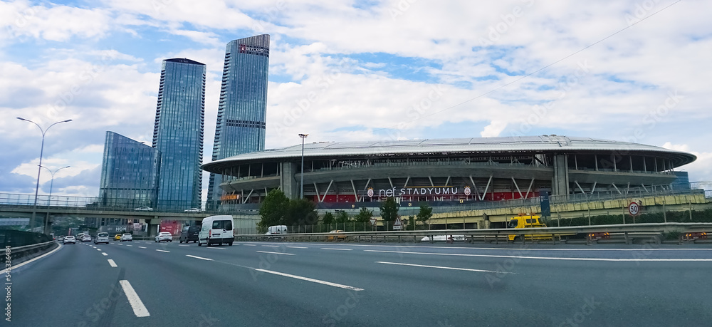 Istanbul, Turkey - September 23, 2022: Nef Stadium, formally known as ...