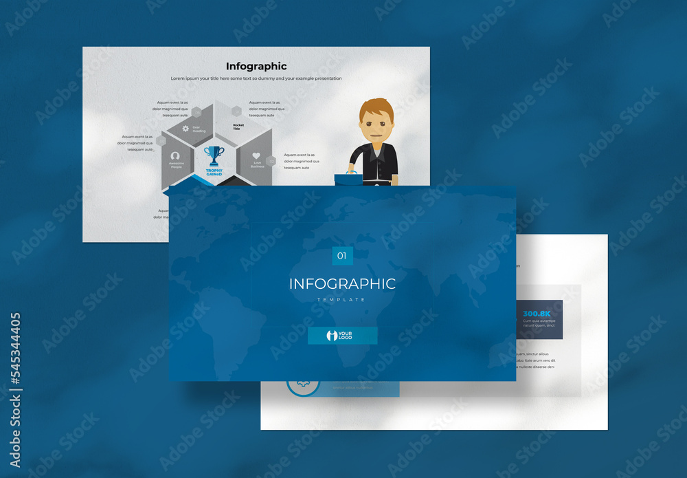 Infographic Presentation Layout Stock Template | Adobe Stock