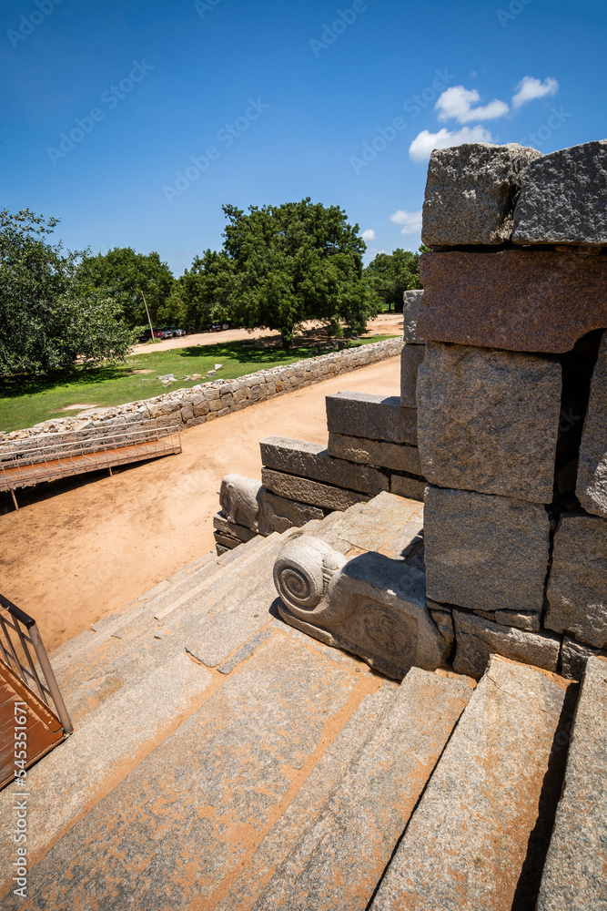 The royal enclosure in Hampi was the Vijayanagara kingdom, karnataka ...