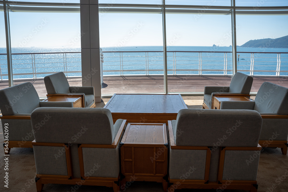 Nurimaru APEC House in Busan South Korea where APEC Summit was held in ...