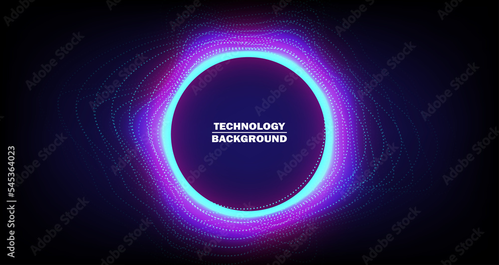 Big data Artificial intelligence tech background.Technology for ...