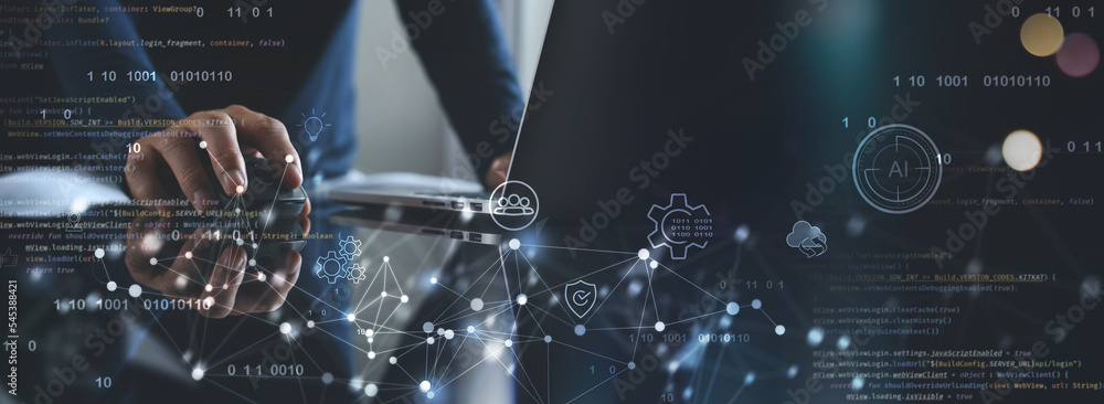 Digital technology, software development, Agile methodology. Man ...