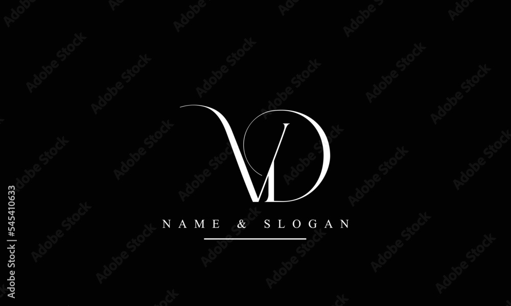 VD, DV, V, D abstract letters logo monogram Stock Vector | Adobe Stock