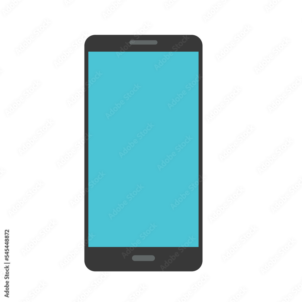 Smartphone sign symbol phone simple clip art vector illustration on ...