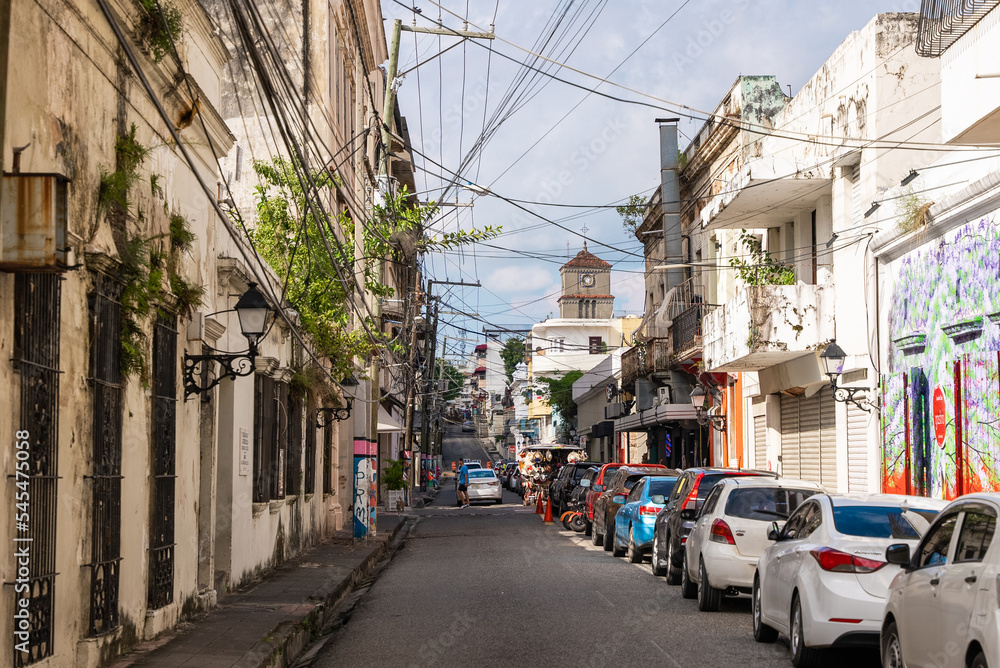 Dominican Republic, Santo Domingo - November 6, 2022: Beautiful street ...