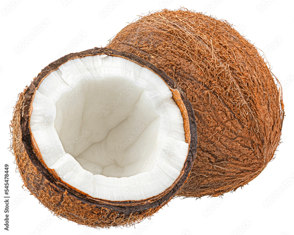 Coconut fruit isolated Stock Photo | Adobe Stock
