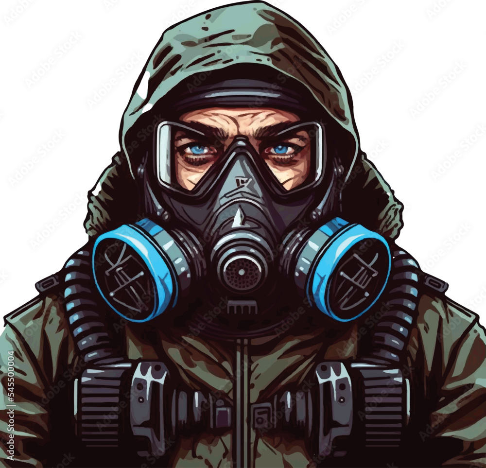 Vector illustration of modern soldier, comics art Stock Vector | Adobe ...