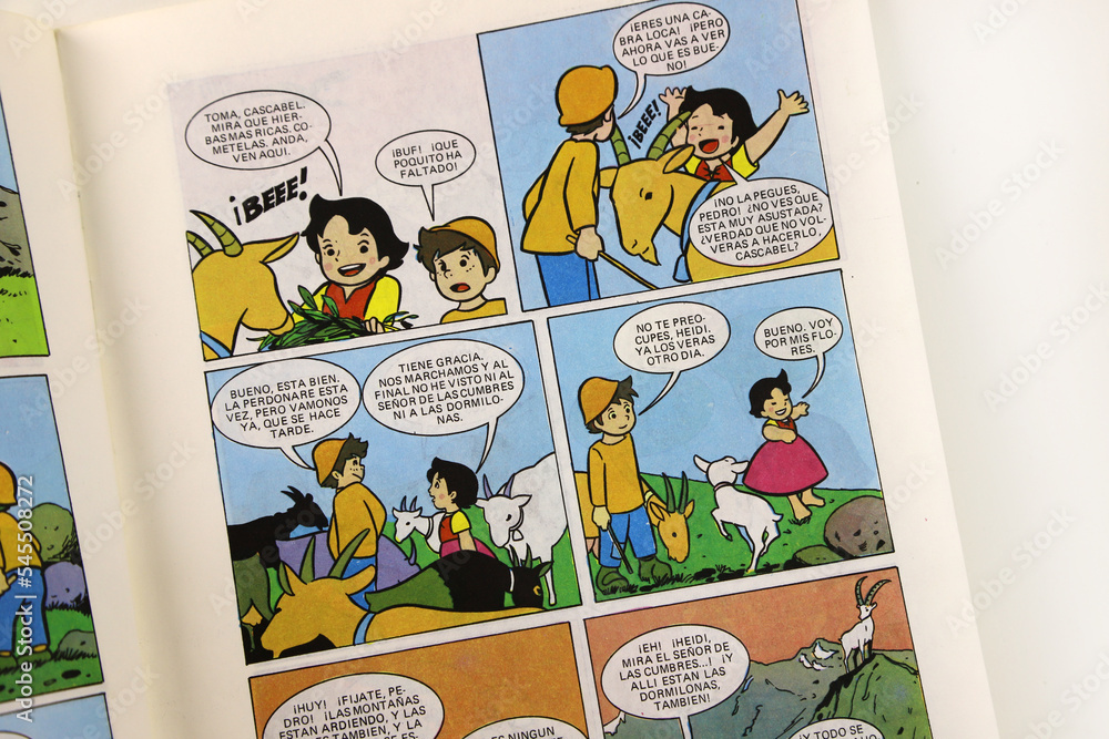 Children's magazine with the characters of the animated television ...