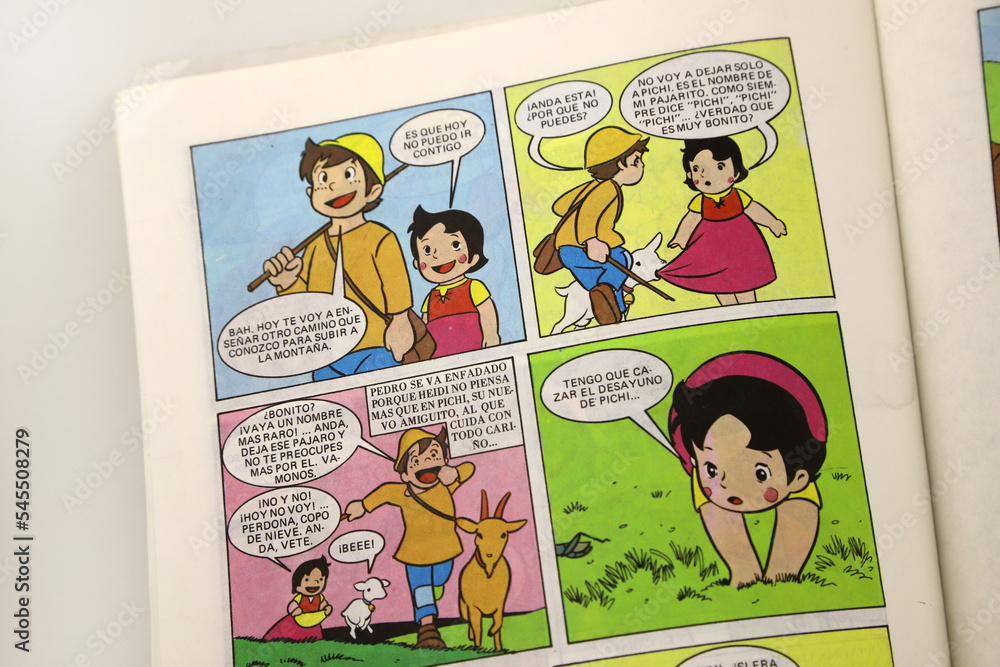 Children's magazine with the characters of the animated television ...