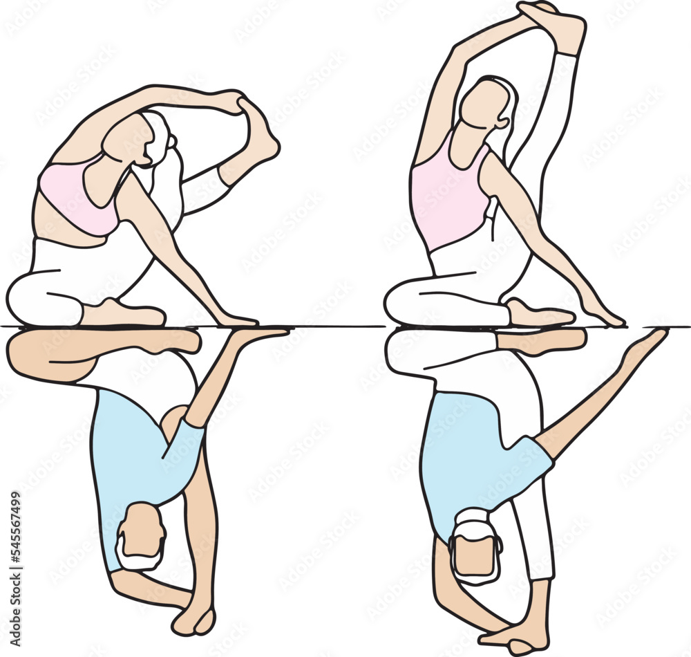 Yoga Compass Pose Parivrtta Surya Yantrasana hip opening chest opening ...