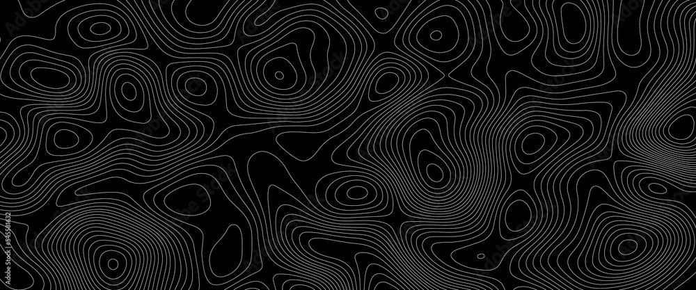 Topographic map background concept. Topo contour map. Rendering ...