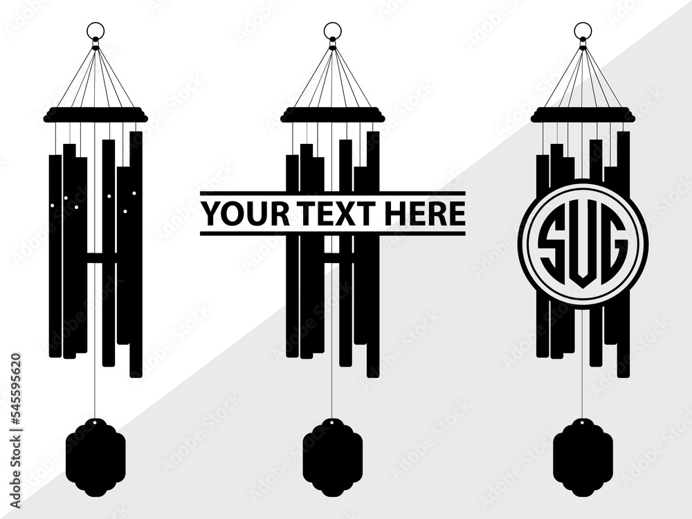 Bells Monogram, Bells Silhouette, Bells Svg, Wedding Bell Svg, Jingle ...