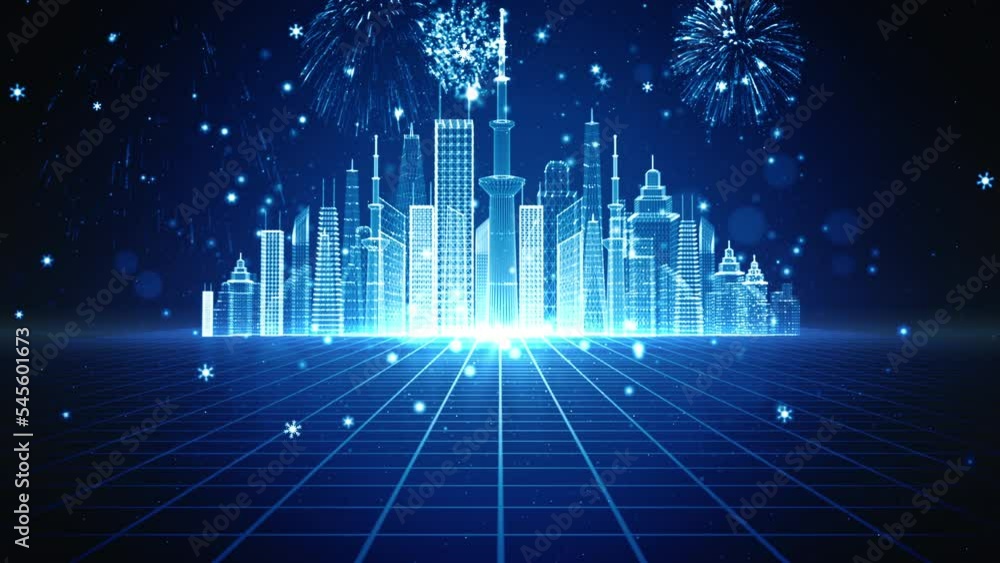 Smart city of cyberspace and metaverse technology of futuristic and ...