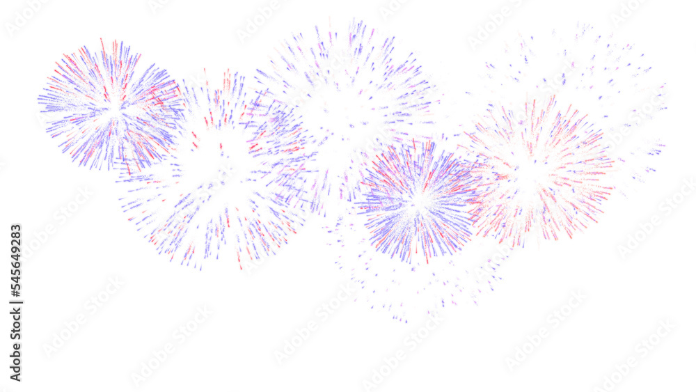 Seamless loop fireworks celebration, Alpha channel ready, isolated ...