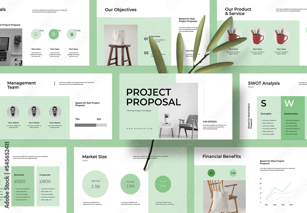 Project Proposal Stock Template | Adobe Stock