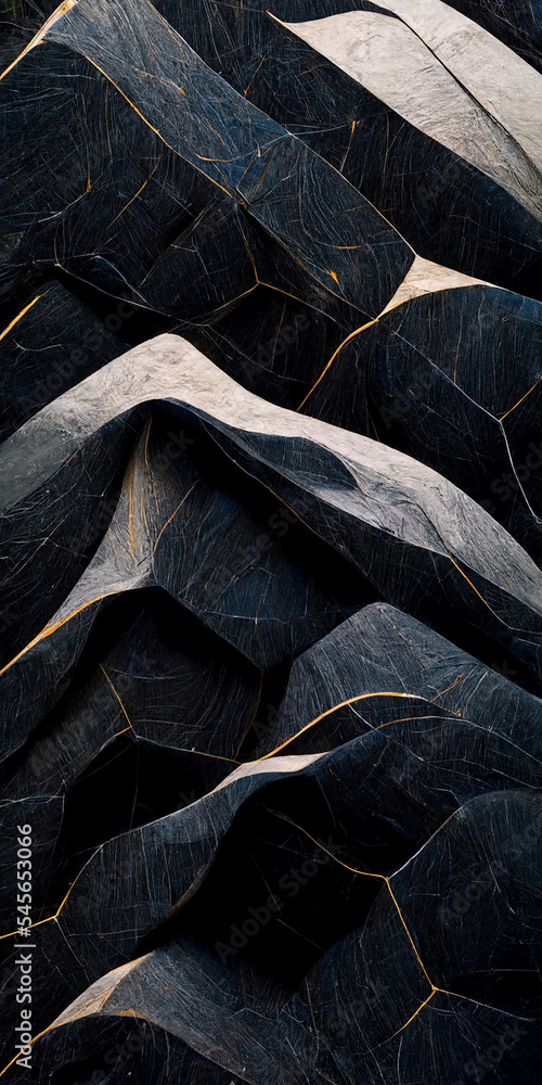 Dark navy blue marble stone texture wallpaper background Stock ...