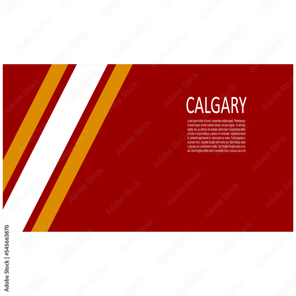 Calgary Flames ice hockey team uniform colors. Template for ...