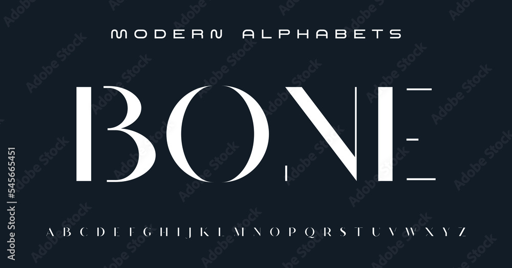 Sports modern tech font typography. MINIMAL vector typeface for a ...