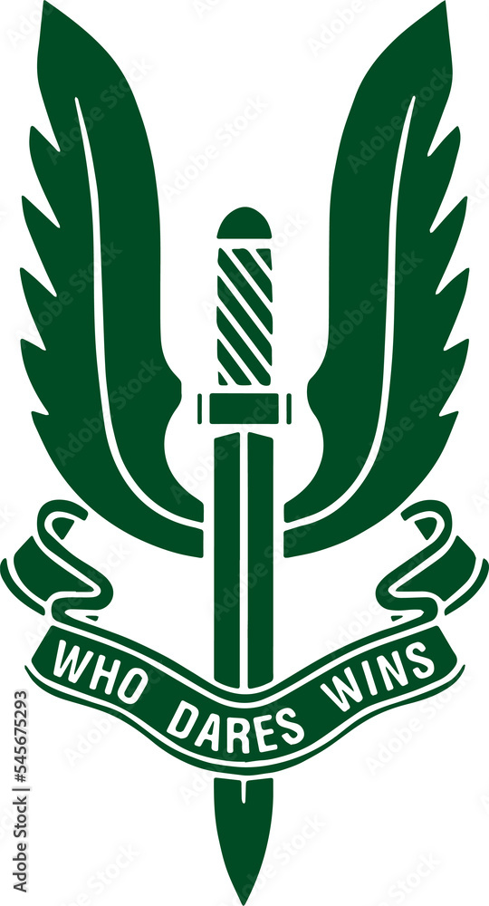 Who dare wins Army Stock Illustration | Adobe Stock