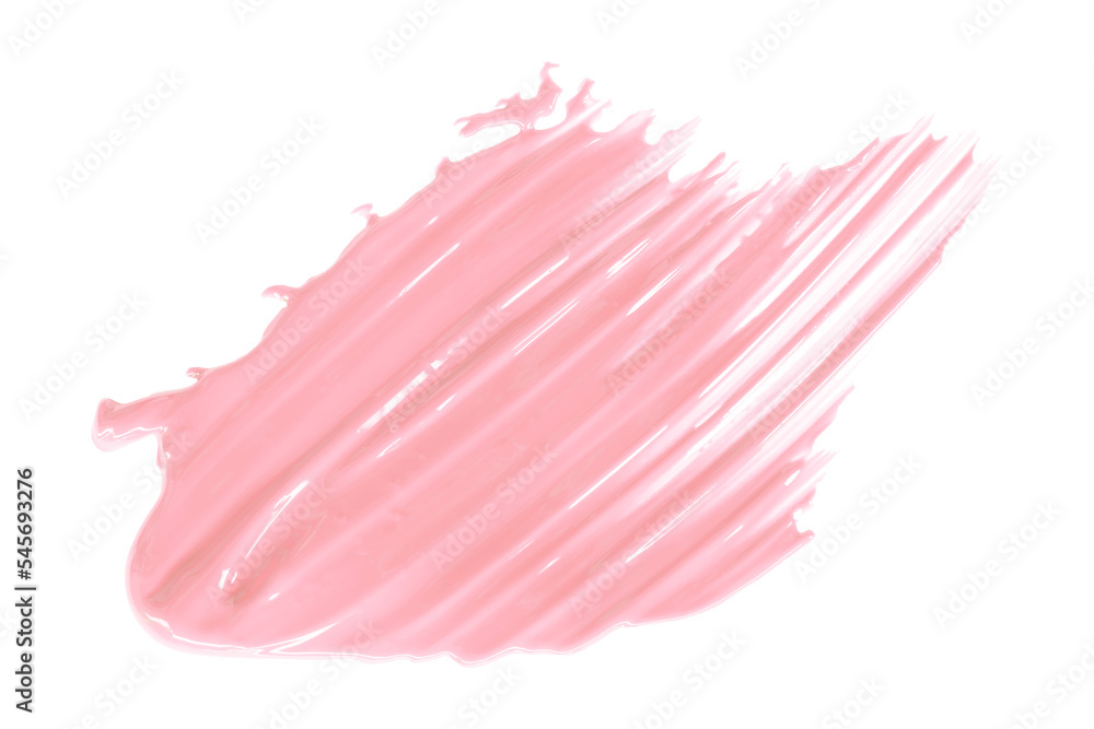 Shiny pink brush isolated on transparent background. pink watercolor ...
