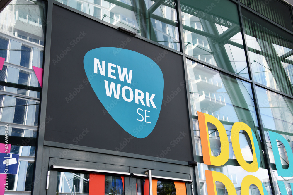 Hamburg, Germany - October 18, 2022: Headquarters of New Work SE in ...