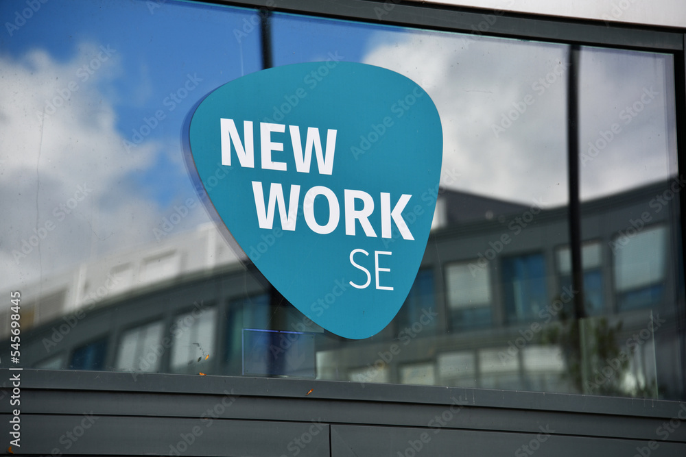 Hamburg, Germany - October 18, 2022: Headquarters of New Work SE in ...