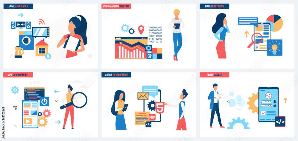 Home appliances, mobile application programming and development, data ...