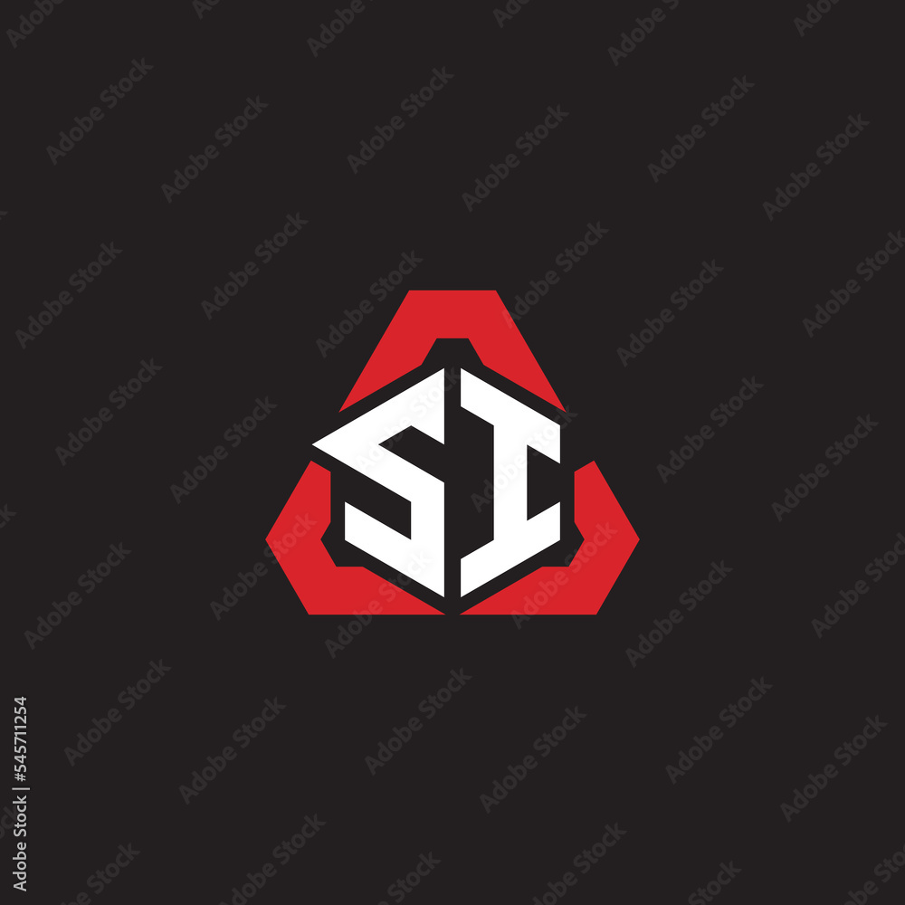 SI initial logo esport team concept ideas Stock Vector | Adobe Stock