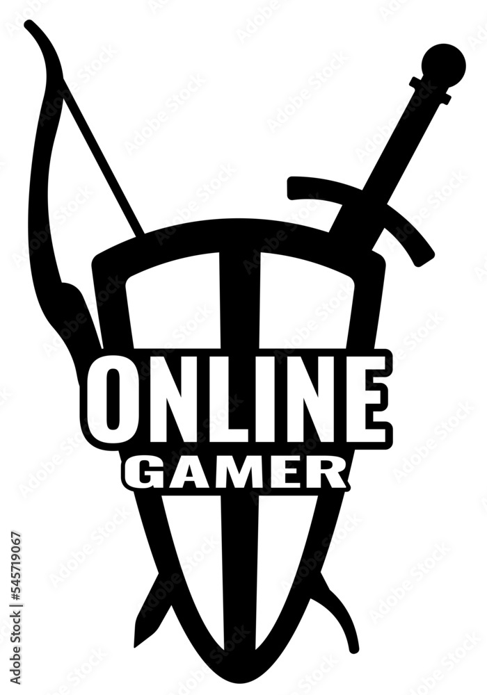 Online Gamer SVG, Gamer SVG, Gaming SVG, Video game SVG, Gamer Logo ...