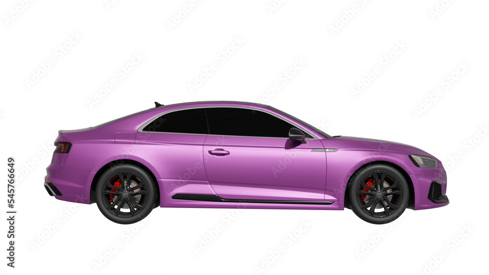 side view of purple car isolated on white, AUDI RS5 png transparent ...