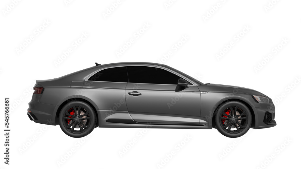 side view of grey car isolated on white, AUDI RS5 png transparent ...