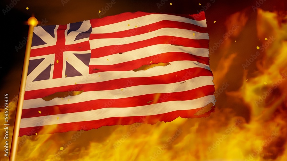 First national flag of the United States of America aka the ...