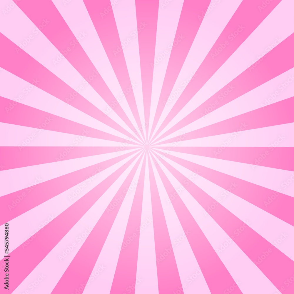 Pink radial lines. Circus, carnival or masquerade background. Rosy ...