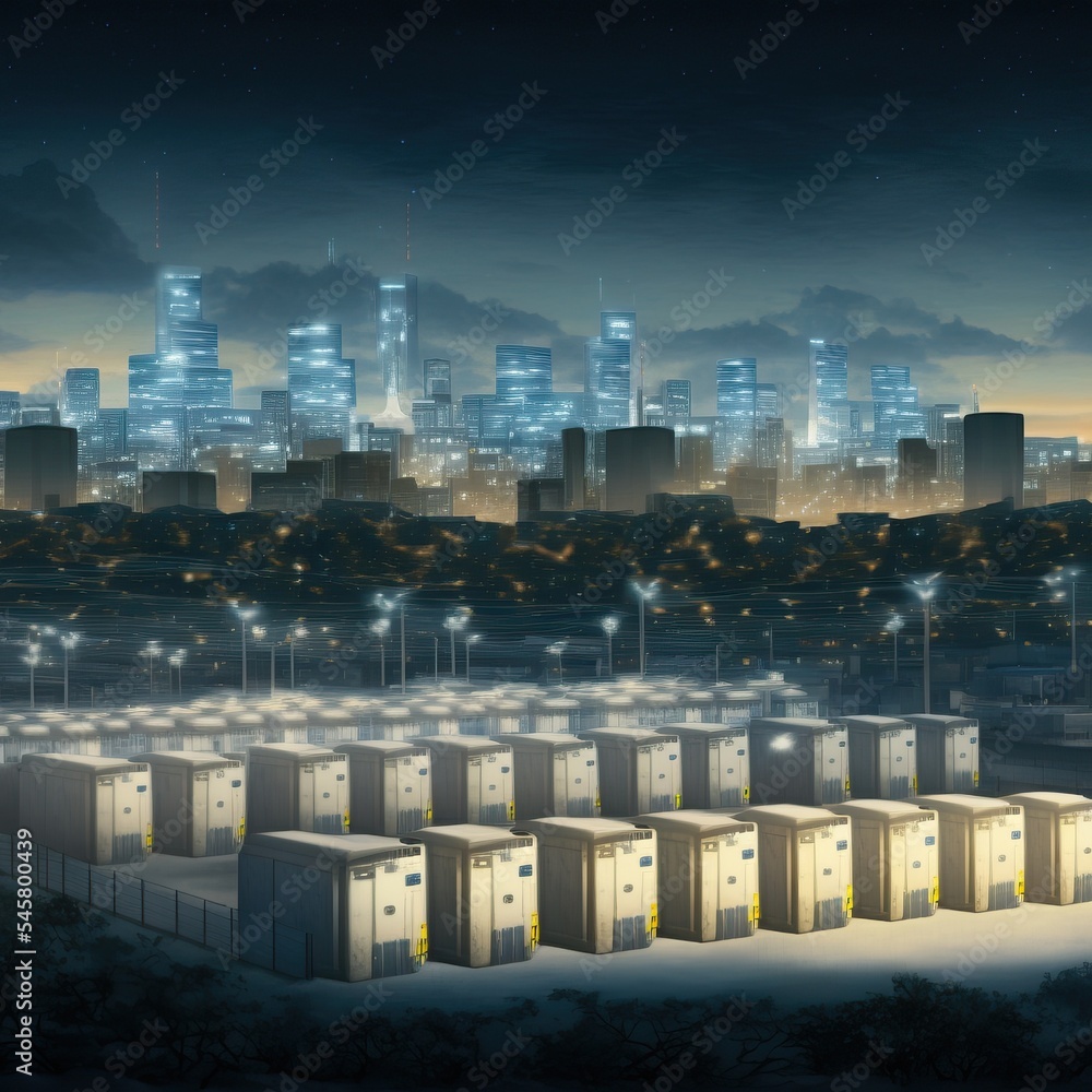 Battery farm electricity energy storage technology. Renewable energy ...