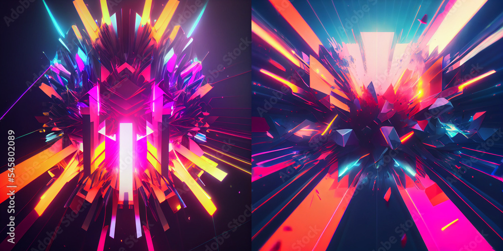 Neon lights, futuristic action texture, abstract background with lines ...