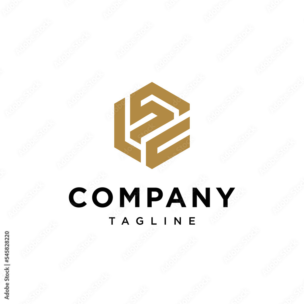 L S and C letter vector logo Stock Vector | Adobe Stock