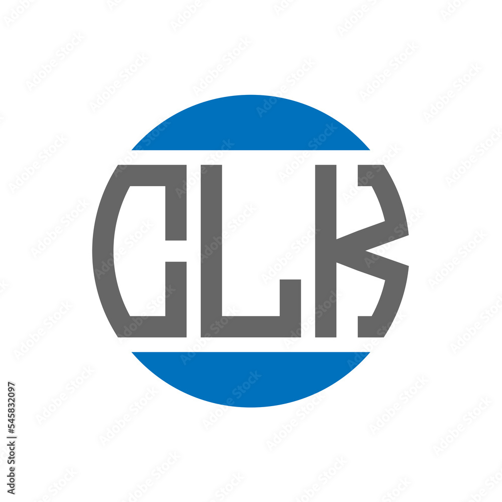 CLK letter logo design on white background. CLK creative initials ...