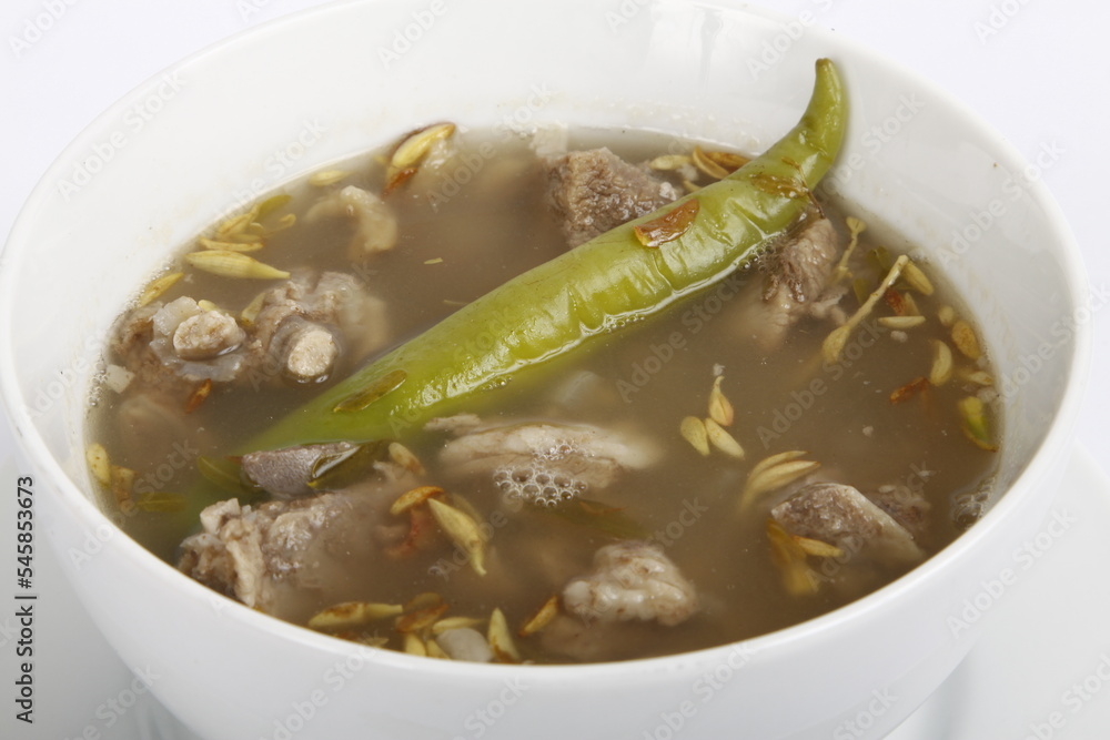 Sinampalukang kambing (goat meat stewed in tamarind broth), a Filipino ...